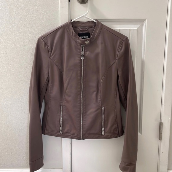 Express | Jackets & Coats | Express Faux Leather Jacket | Poshmark
